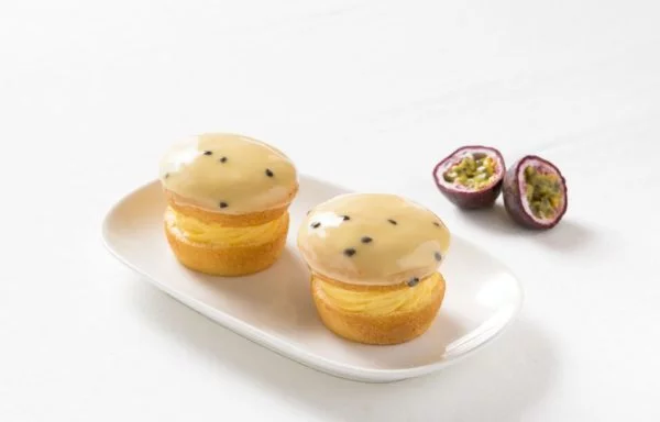 Passionfruit Custard Puff - Ribbons and Bows Cakes
